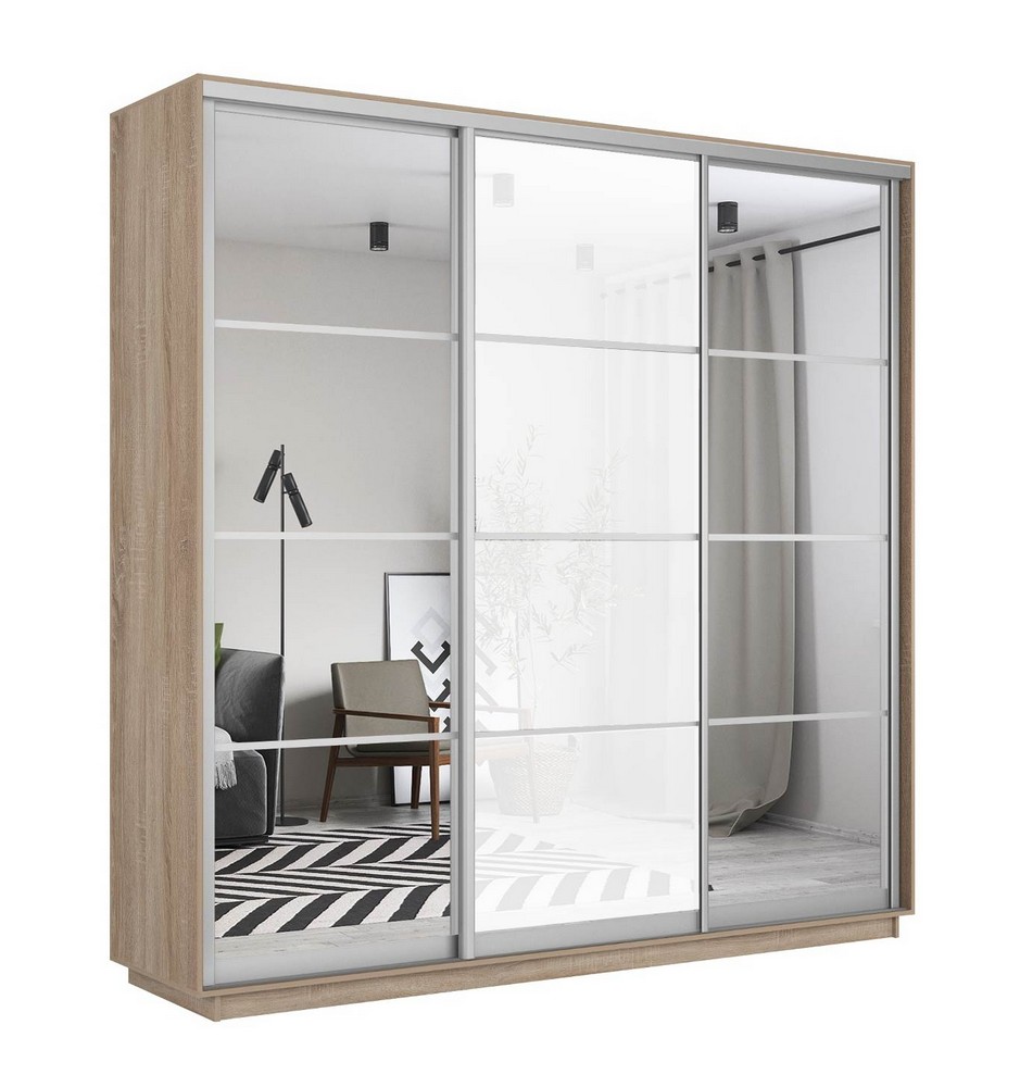 Купить 3-х дверные шкафы-купе в Москве под заказ с установкой - E1